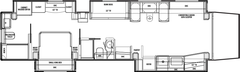 36' Super C Motor Coach on 2021 Freightliner Chassis by 1492 Coachworks